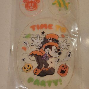 Ruz | Holiday | Lot Of 2 Disney Halloween Window Gel Clings Mickey ...